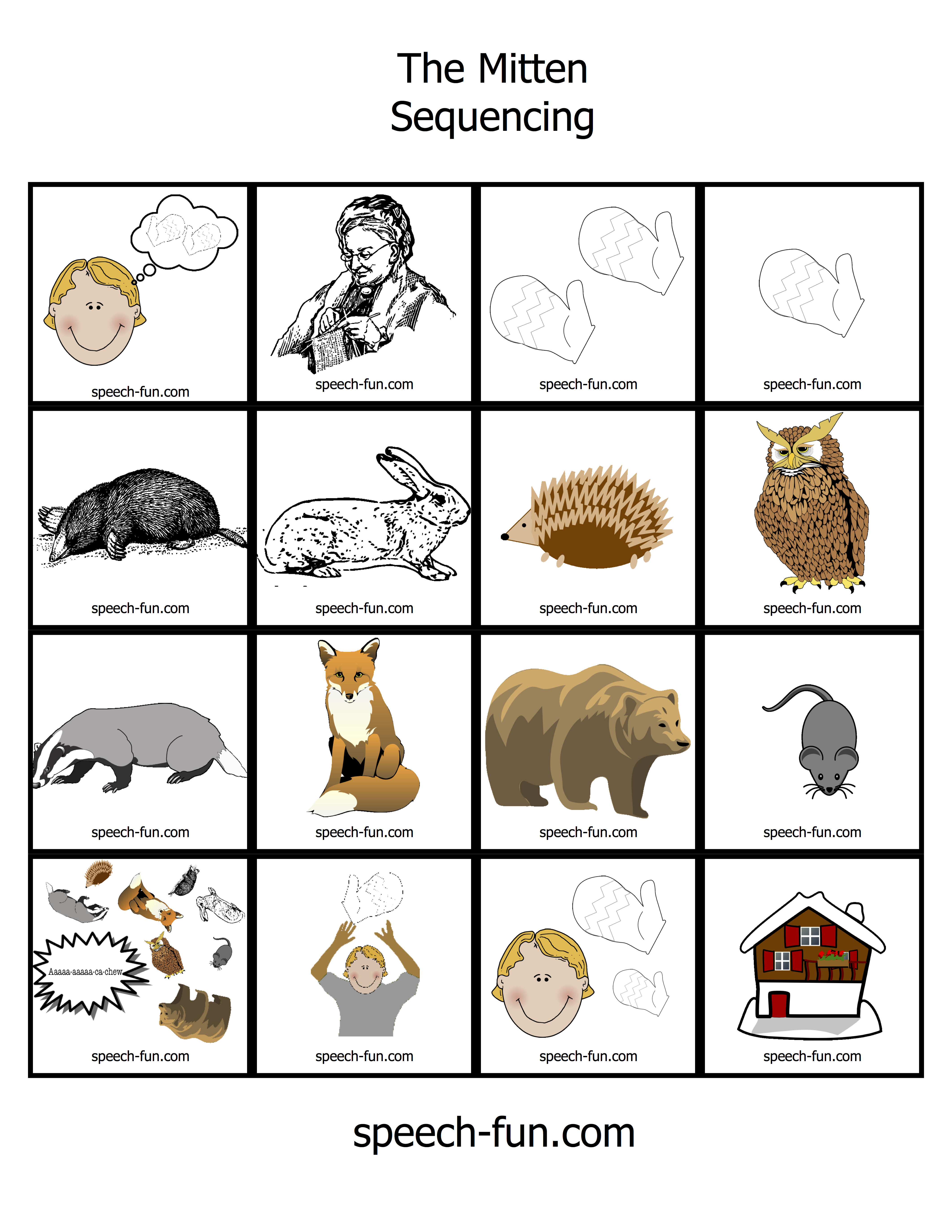 The Mitten - Speech Kids Calgary